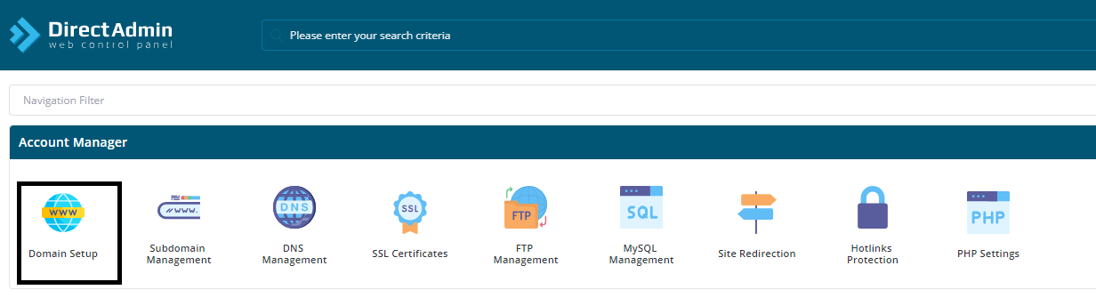 control panel ultimate guide adding a domains in control panel (CP & DA)1